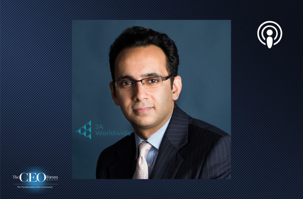 Asheesh Advani, CEO, Junior Achievement Worldwide | The CEO Forum Group ...